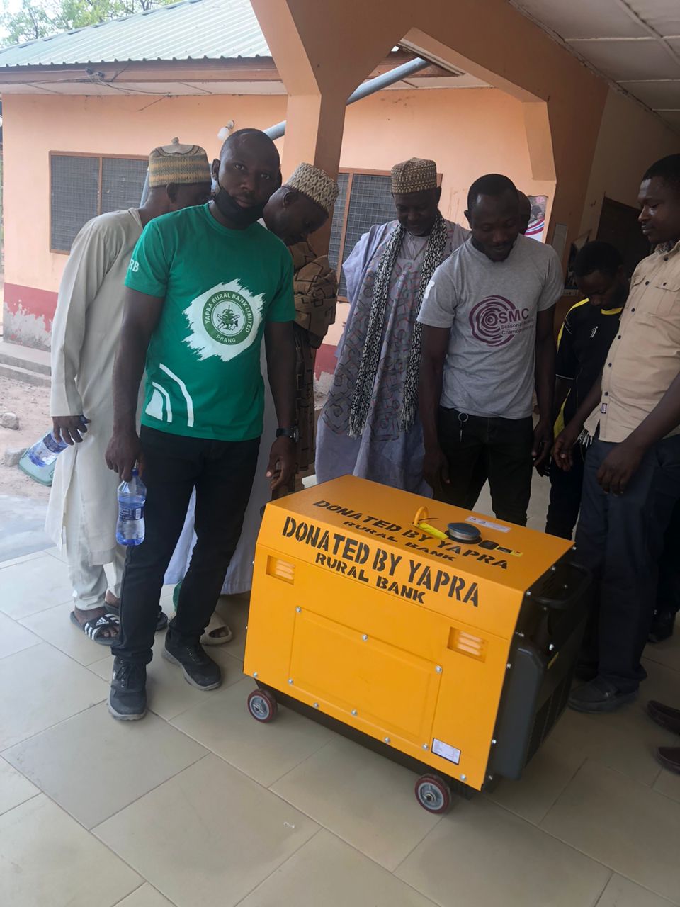 Yapra Community Bank PLC - Donation of Generator to the Prang Health Centre